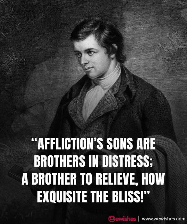 Robert Burns Quotes As A Pioneer of Romance – We Wishes
