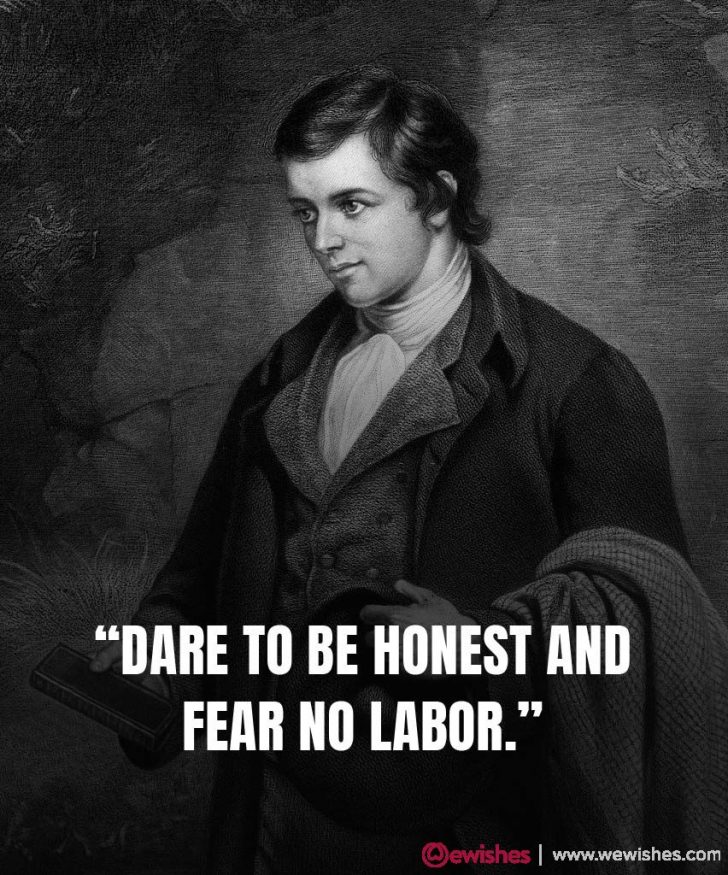Robert Burns Quotes As A Pioneer of Romance – We Wishes