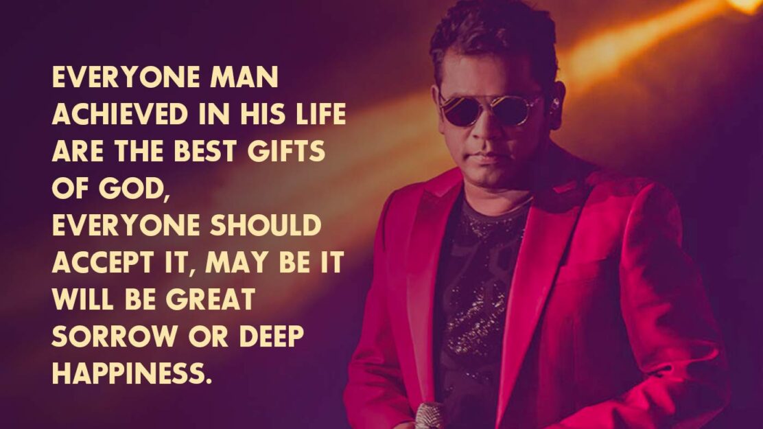 Top A.R. Rahman Quotes About Music- Every Singer Should Know Messages ...