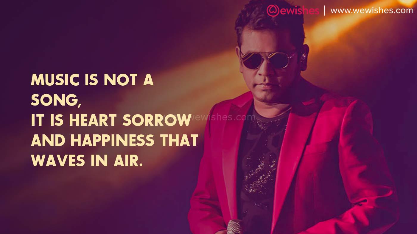 Top A.R. Rahman Quotes About Music- Every Singer Should Know Messages ...