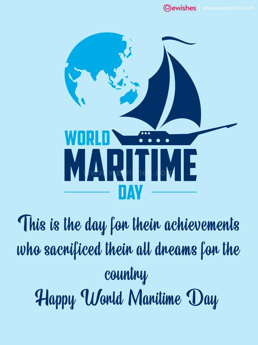 World Maritime Day 2023 Wishes| Quotes| Greetings| Posters| Theme ...