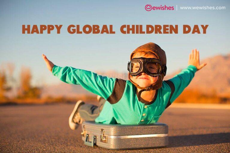 Happy Global Children Day (2023) Wishes, Quotes, History, Significance ...
